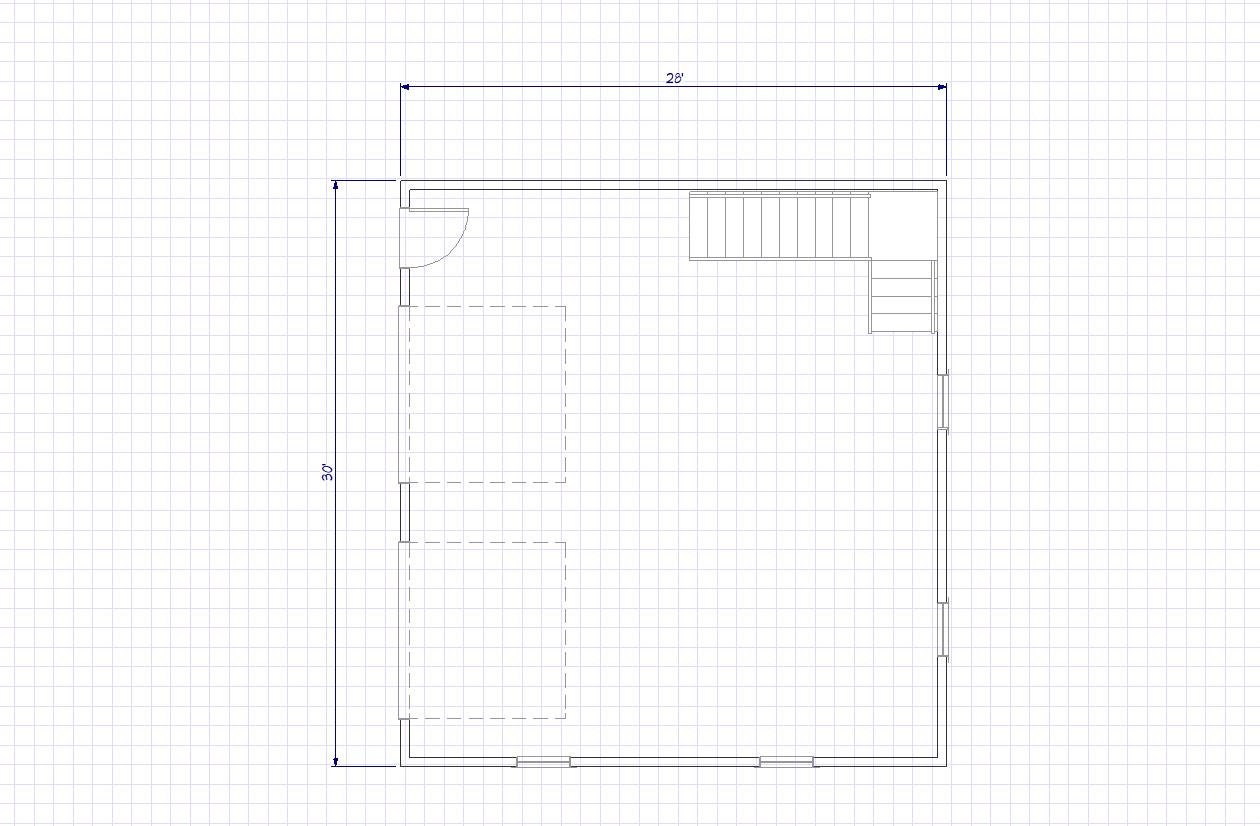 28x30 Garage With a Bonus Room - Etsy