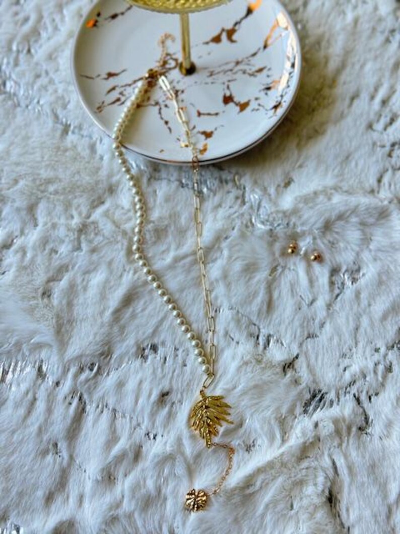 Pearls Necklace Charms in Zamak, Metal Alloy With 24k Gold Plating - Etsy