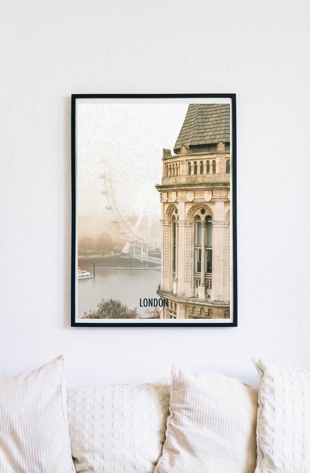 London Eye Digital Graphic Instant Download - Etsy