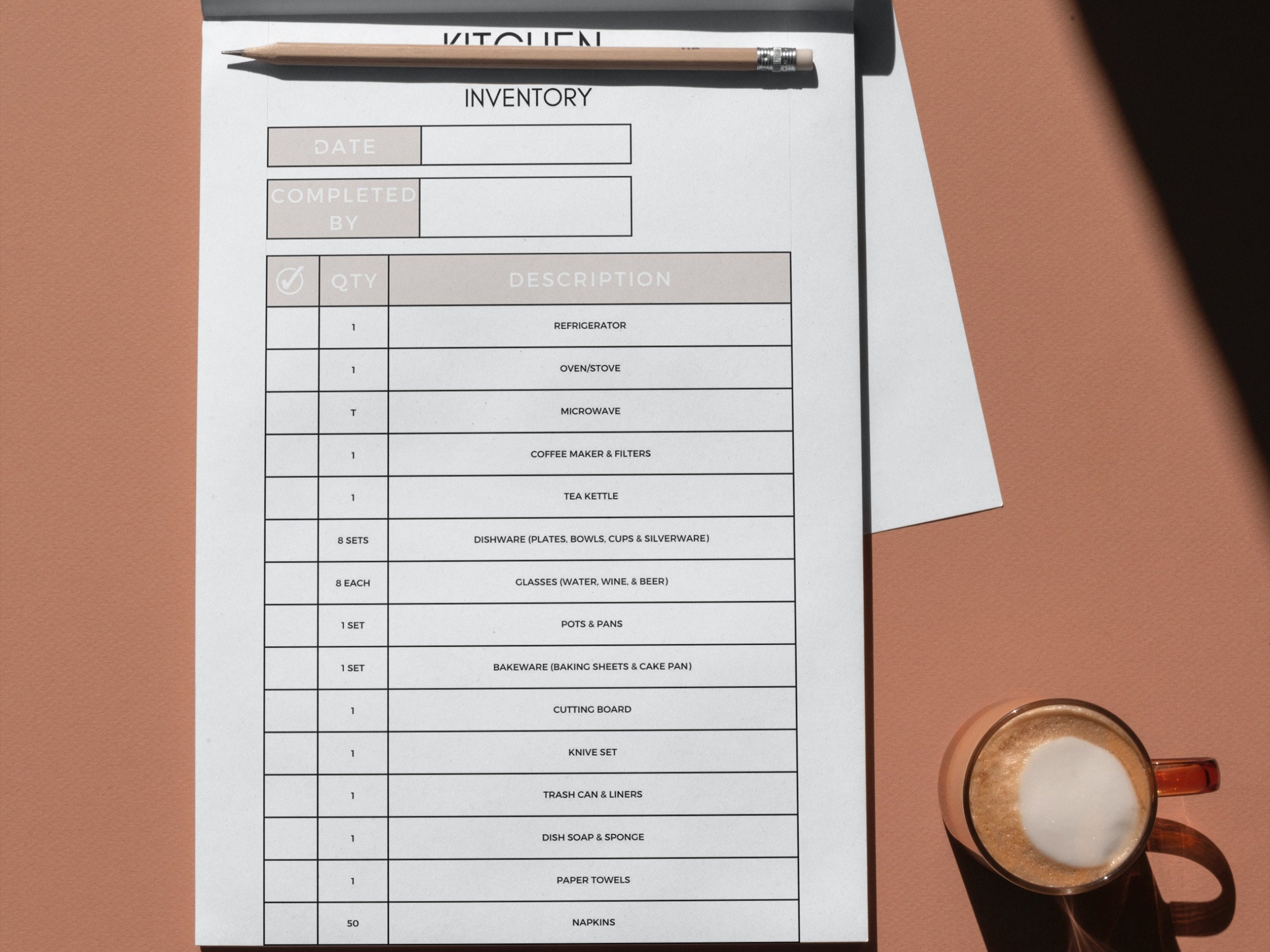 Complete Airbnb Host Inventory Checklist - Super Host Items Included ...