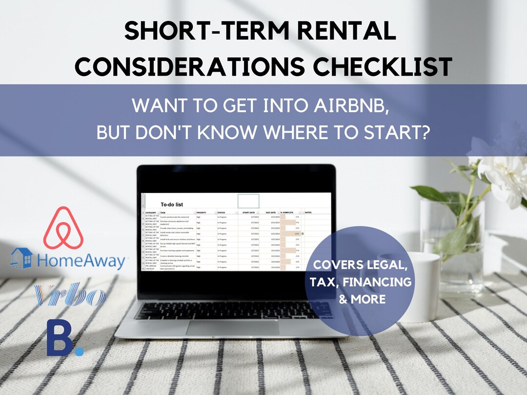 Short Term Rental Checklist, Vacation Rental Guide, Rental Host Tip ...