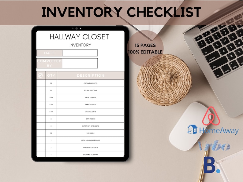 Complete Airbnb Host Inventory Checklist - Super Host Items Included ...