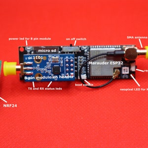 Flipper Zero Mini CC1101 ESP32 Nrf24l01 Long Range Dual Wifi - Etsy