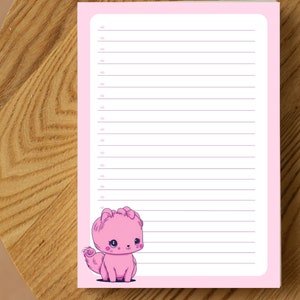Cute Writing Paper Printable Kawaii Stationery Printable - Etsy