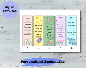 Editable Name Bookmarks, Summer Bookmark Printable for Kids, Retro Pool ...