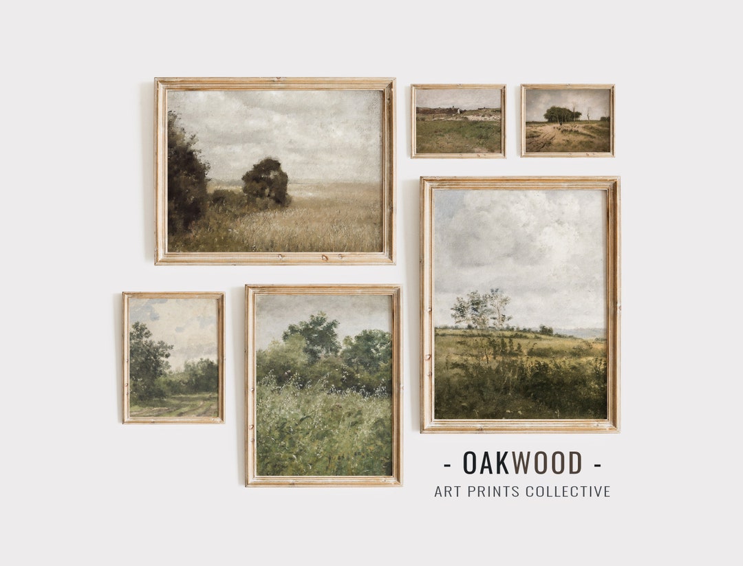 French Country Landscapes SET of 6 Prints French Country Prints Digital ...