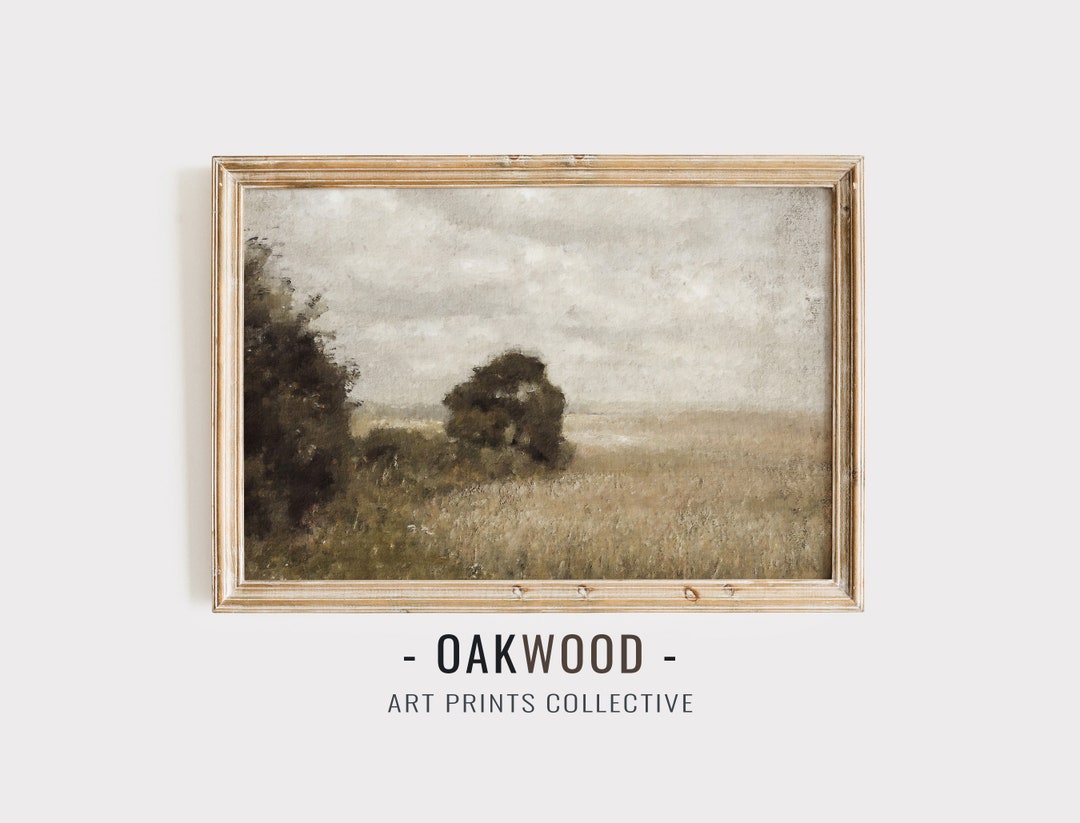 French Country Landscape Wall Art Printable Landscape Oil Painting ...