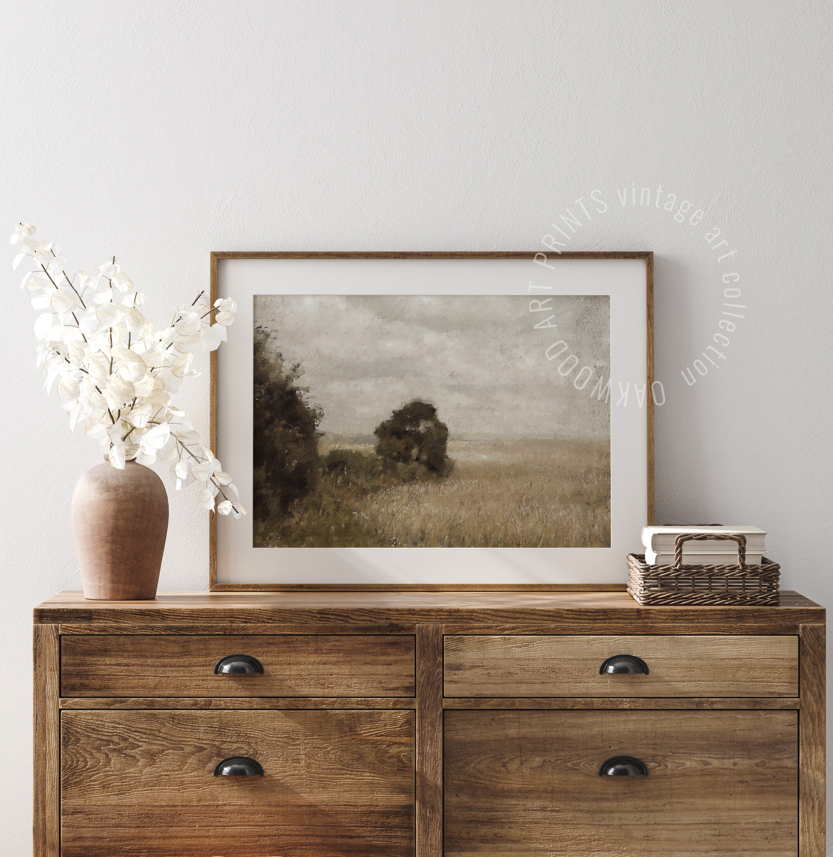 French Country Landscape Wall Art Printable Landscape Oil Painting ...