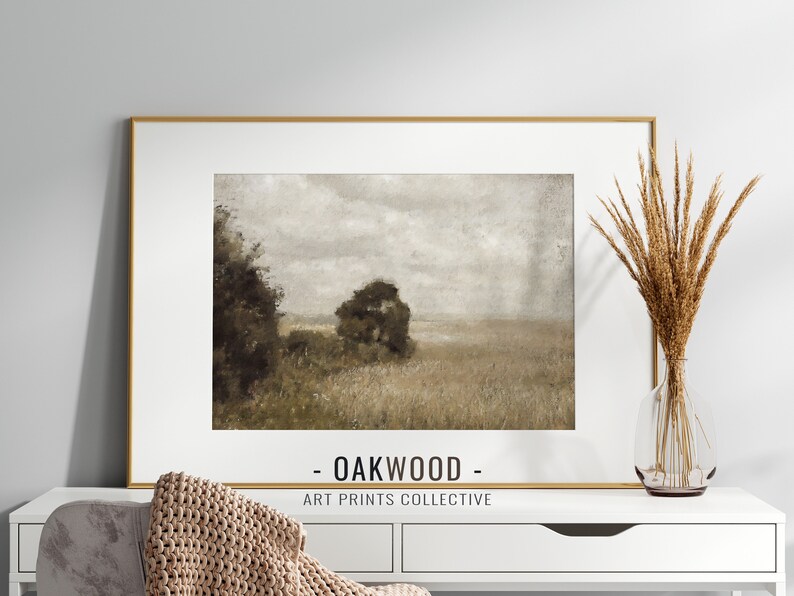French Country Landscape Wall Art Printable Landscape Oil Painting ...