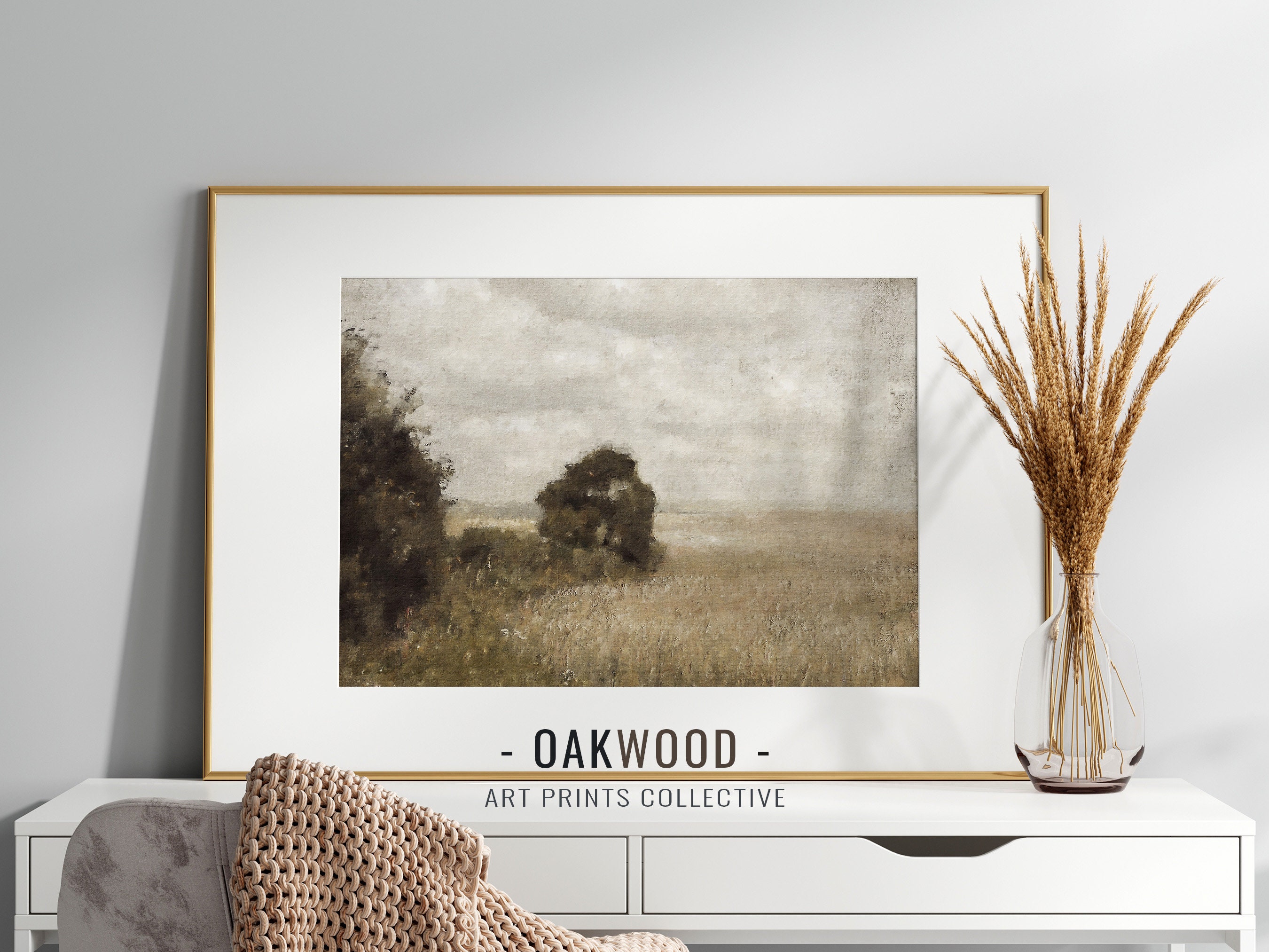 French Country Landscape Wall Art Printable Landscape Oil Painting ...