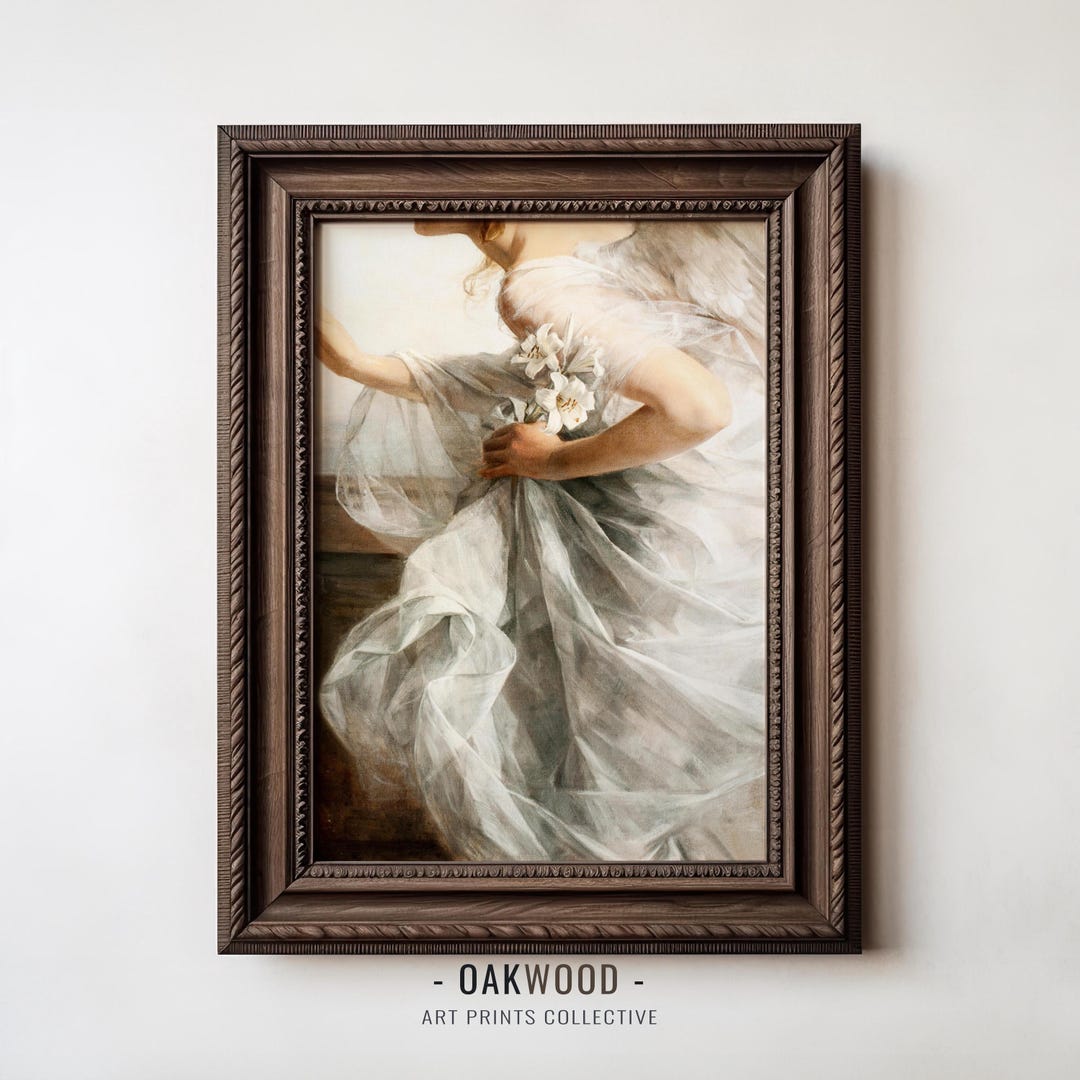 Renaissance Woman Portrait Detail Wall Print Antique Print Oakwood Art ...