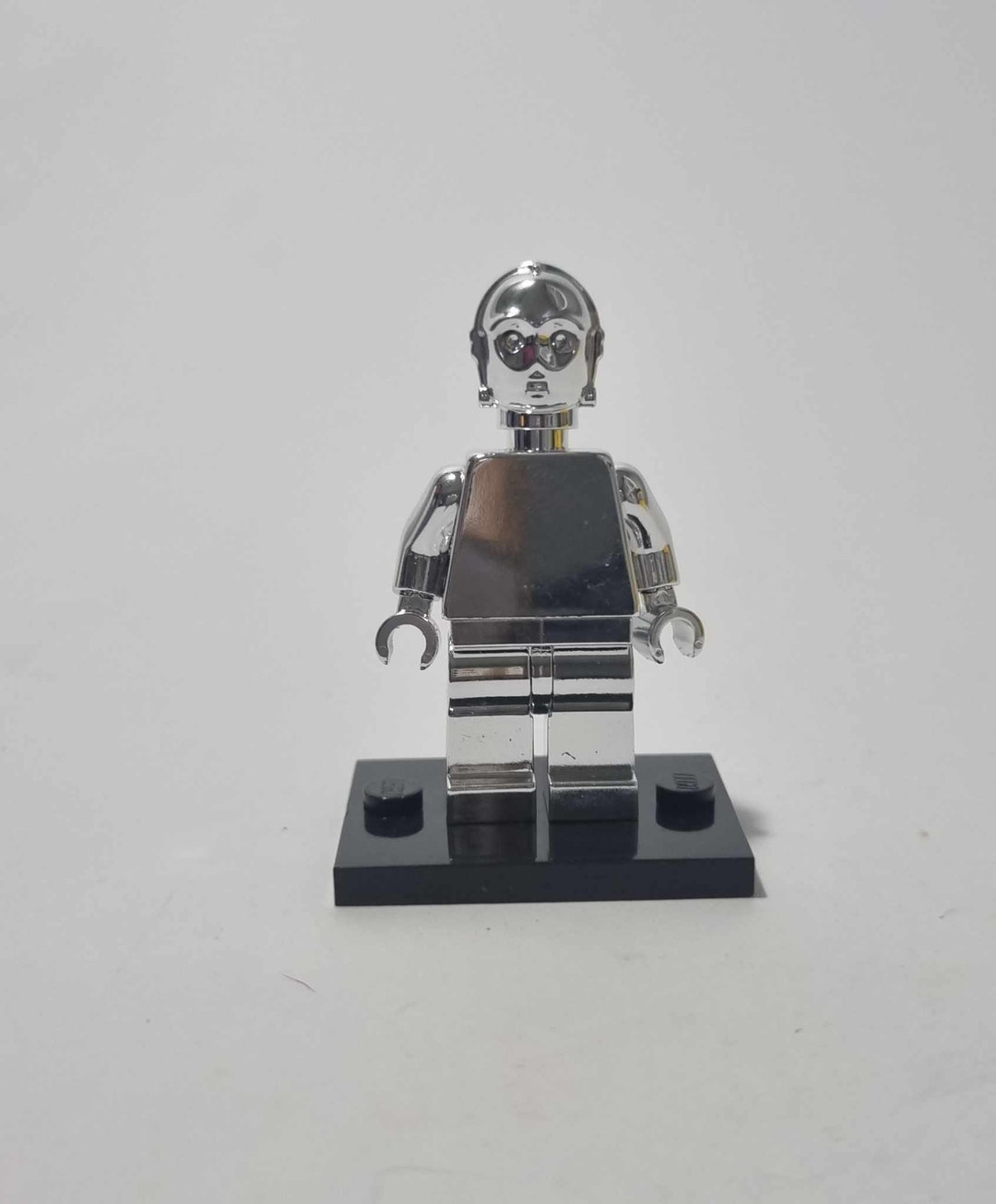 Lego Chrome Silver Minifigure C3 PO Star Wars - Etsy