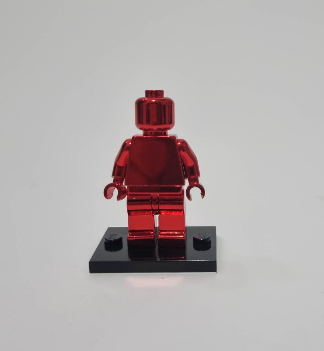 Lego Chrome Red Minifigure - Etsy