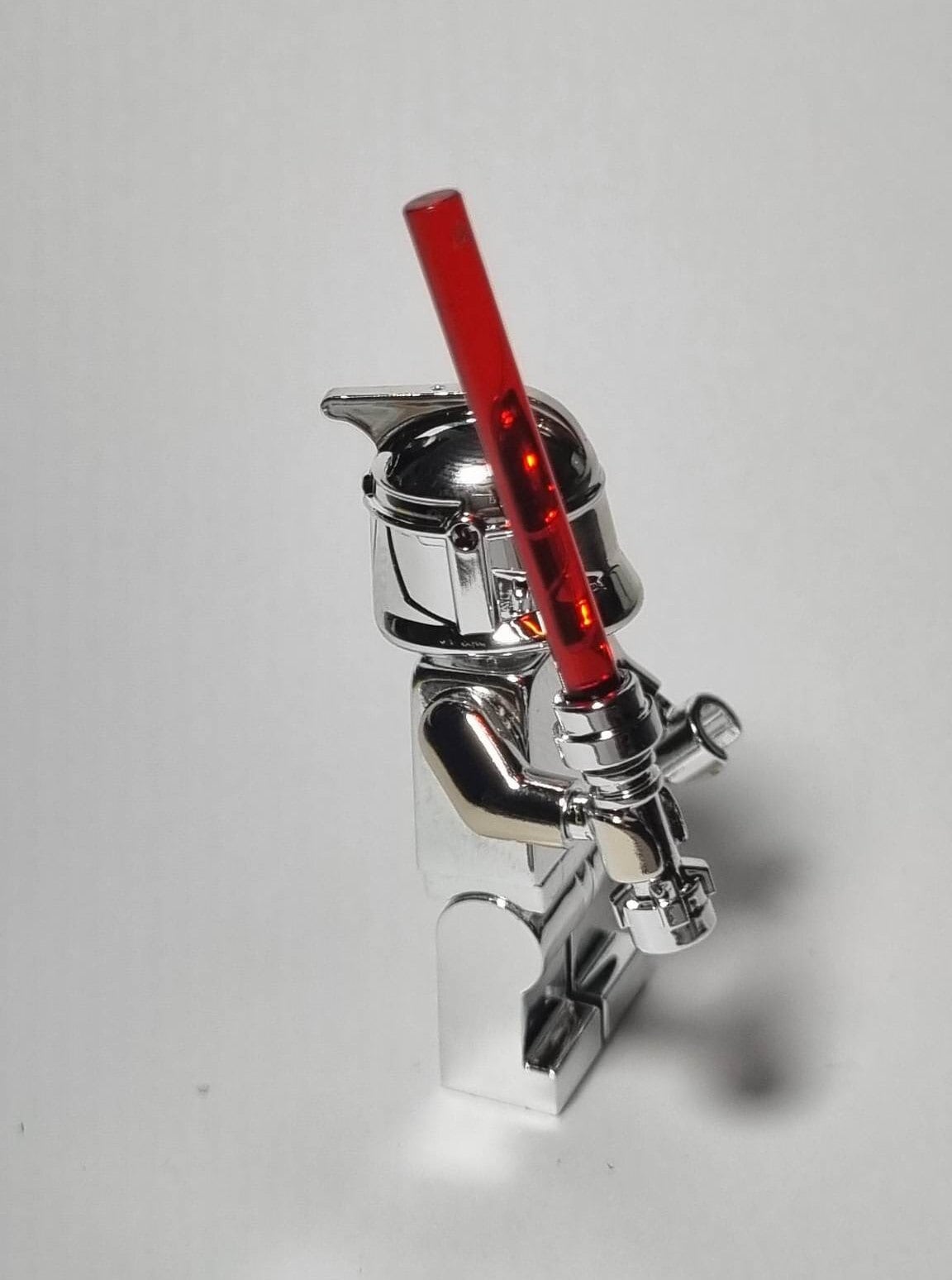 Lego Chrome Silver Clone Trooper Mini Figure Star Wars - Etsy