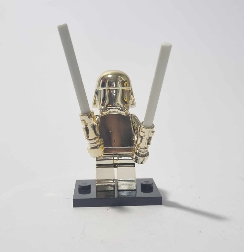 Lego Chrome Gold Minifigure Snowtrooper Ep7 Star Wars - Etsy