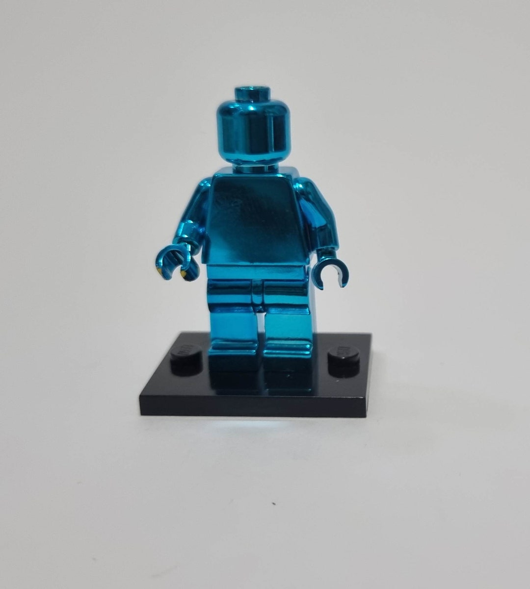 Lego Chrome Blue Minifigure - Etsy
