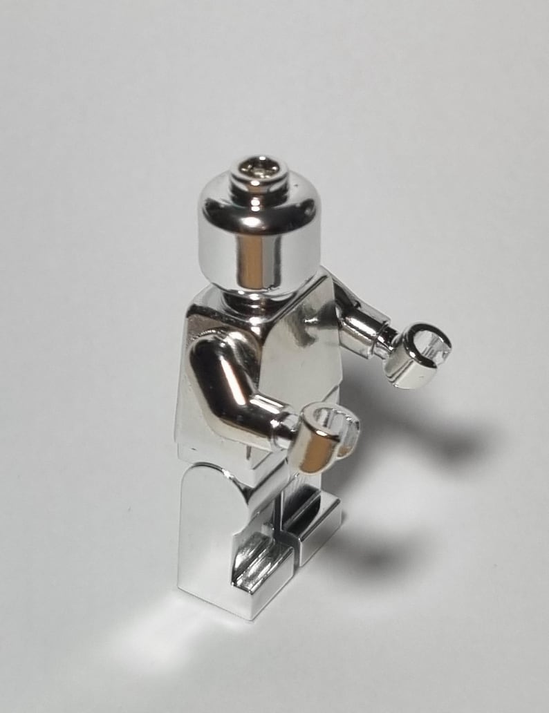 Lego Chrome Silver Mini-figures - Etsy