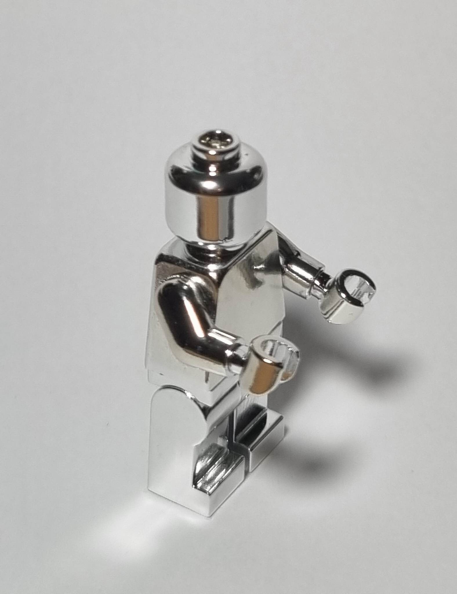 Lego Chrome Silver Mini-figures - Etsy