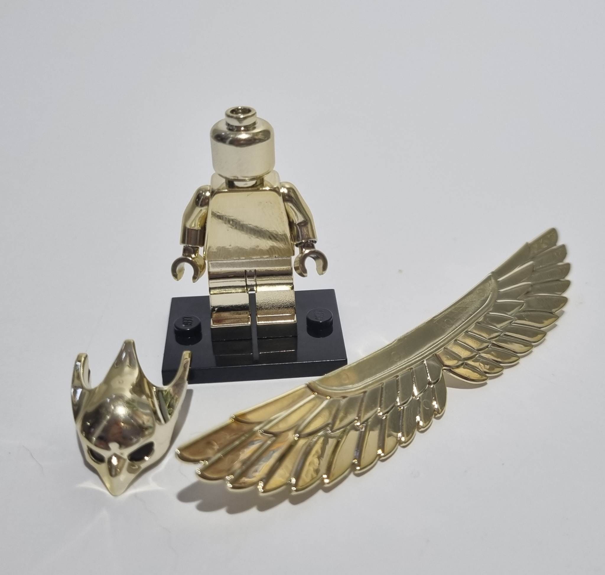Lego Chrome Gold Mini-figure Mr Bird - Etsy