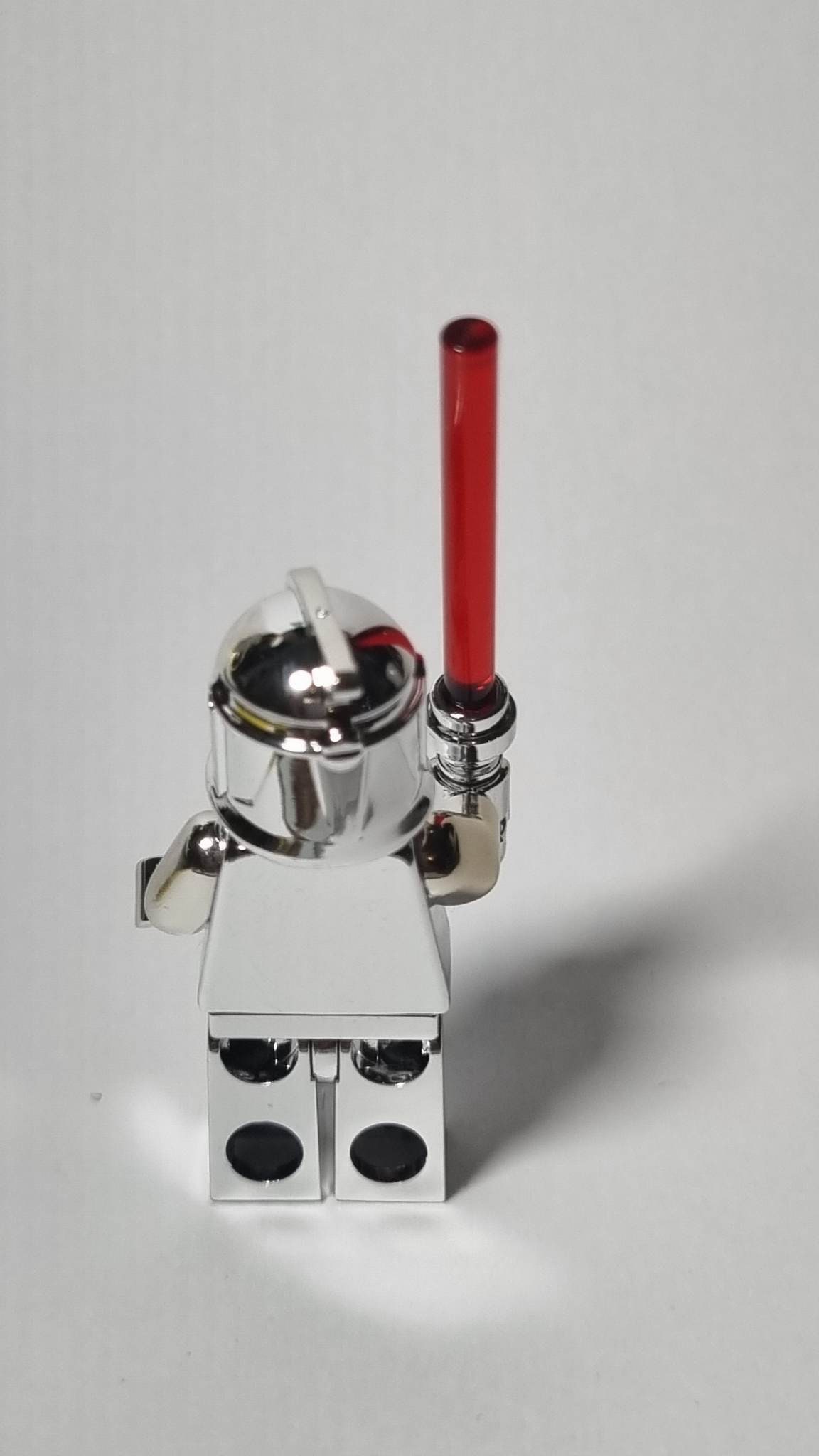 Lego Chrome Silver Clone Trooper Mini Figure Star Wars - Etsy