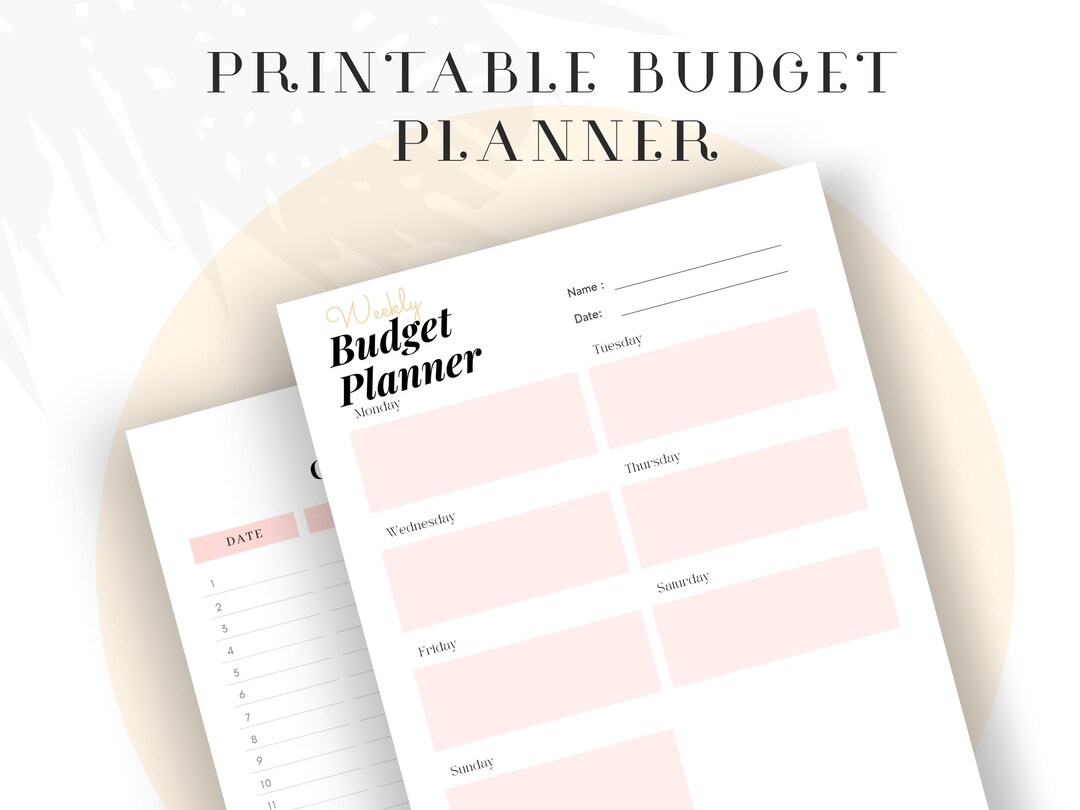 Printable Budget Planner, 2023 Finance Tracker, Canva Finance Planner ...