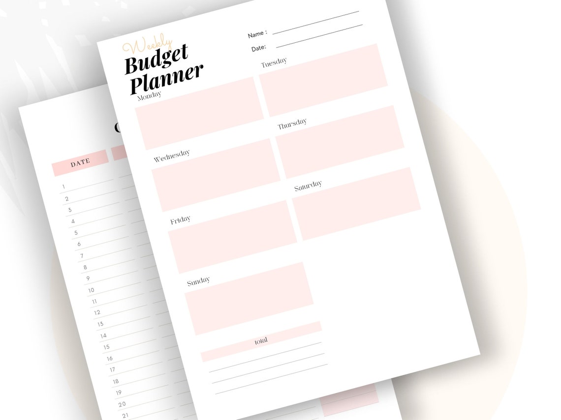 Printable Budget Planner, 2023 Finance Tracker, Canva Finance Planner ...