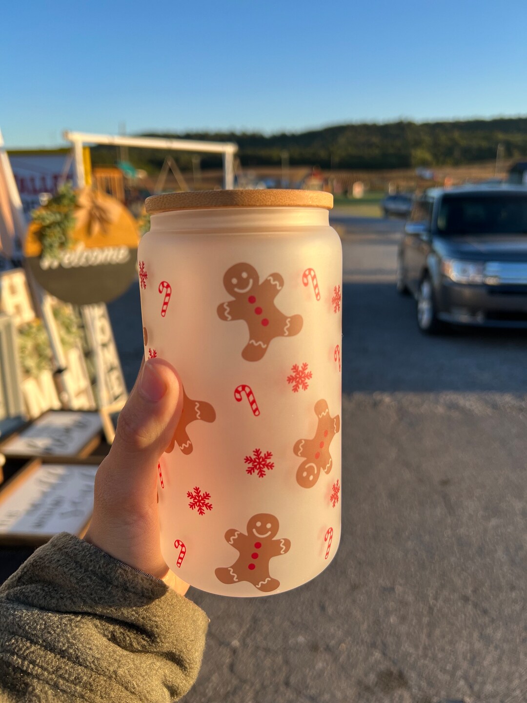 Gingerbread Man Cup - Etsy