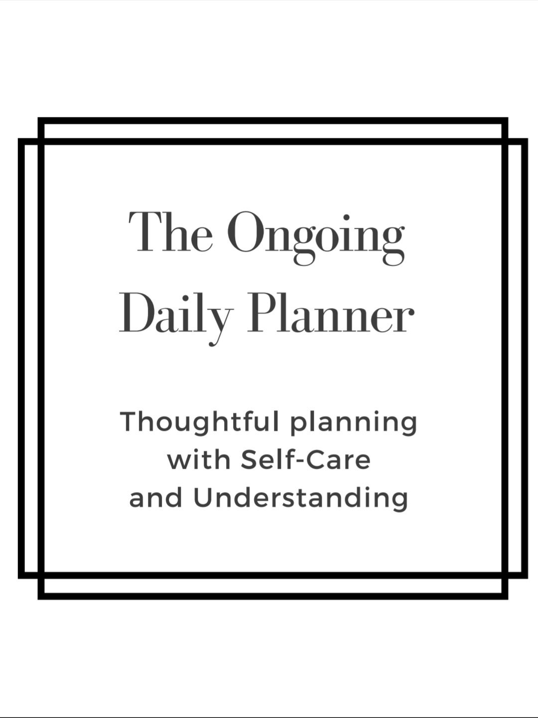 Ongoing Flexible Daily Planner ADHD and Executive Dysfunction - Etsy