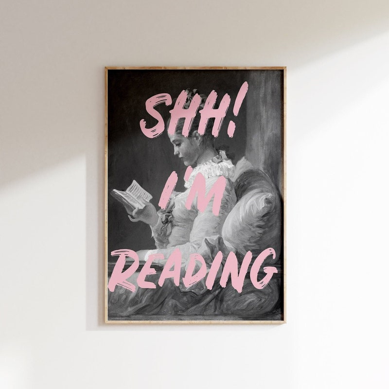 Reading Poster - Etsy UK