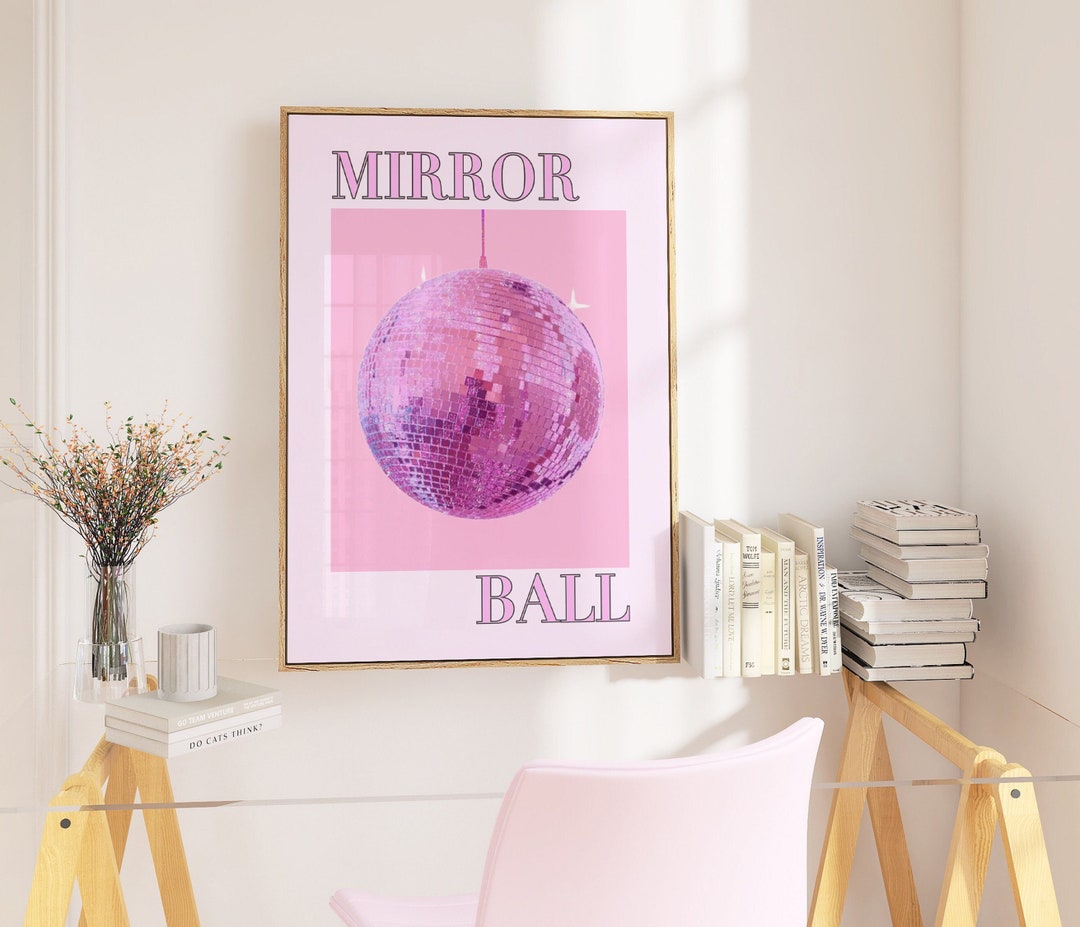 Taylor Swift Mirror Ball Poster: Trendy Girly Dorm Decor - Etsy