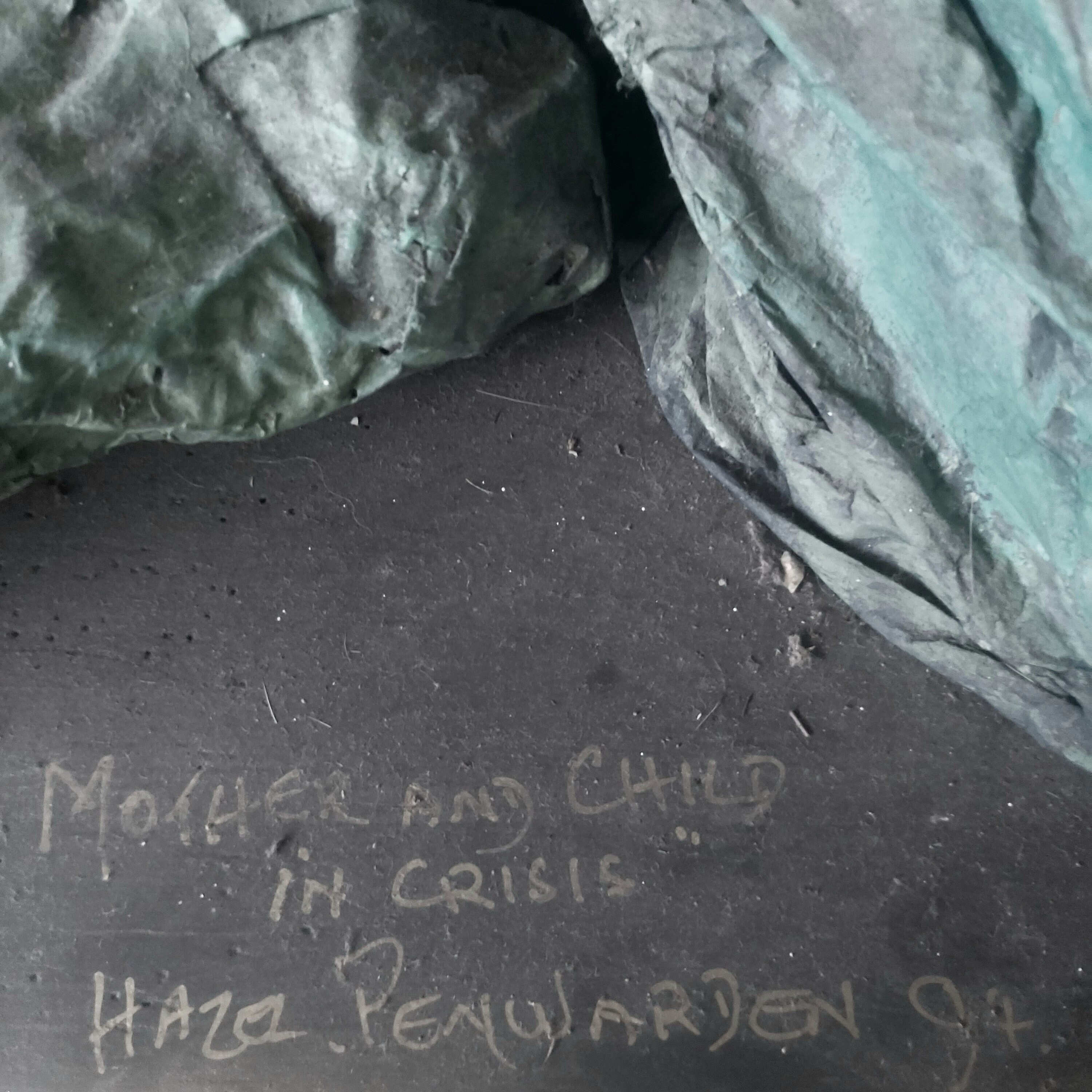 Vintage Life Size Signed Mounted Paper Mache, Horror Prop, Halloween ...