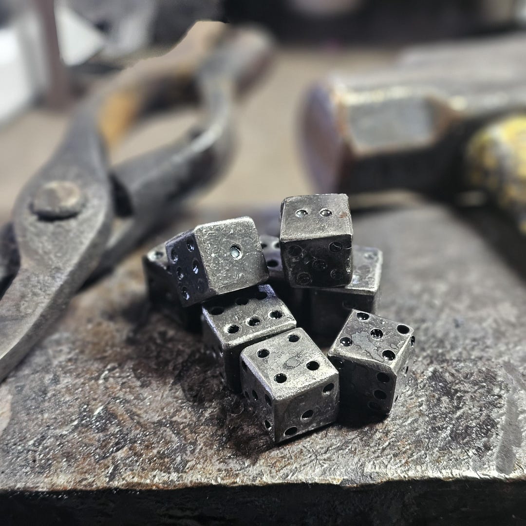 Hand Forged Dice - Etsy