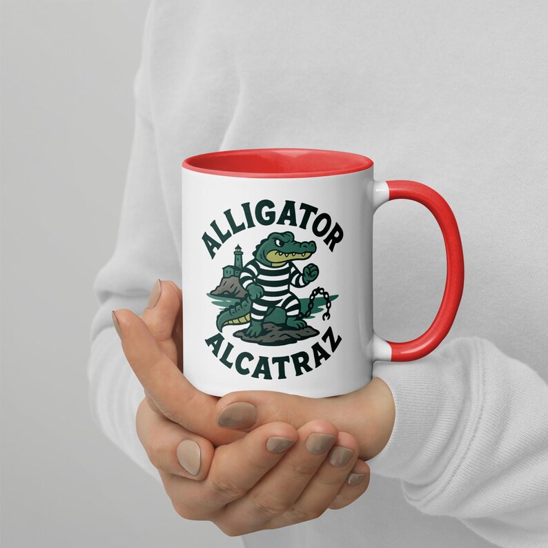Alligator Alcatraz Ceramic Mug - Etsy