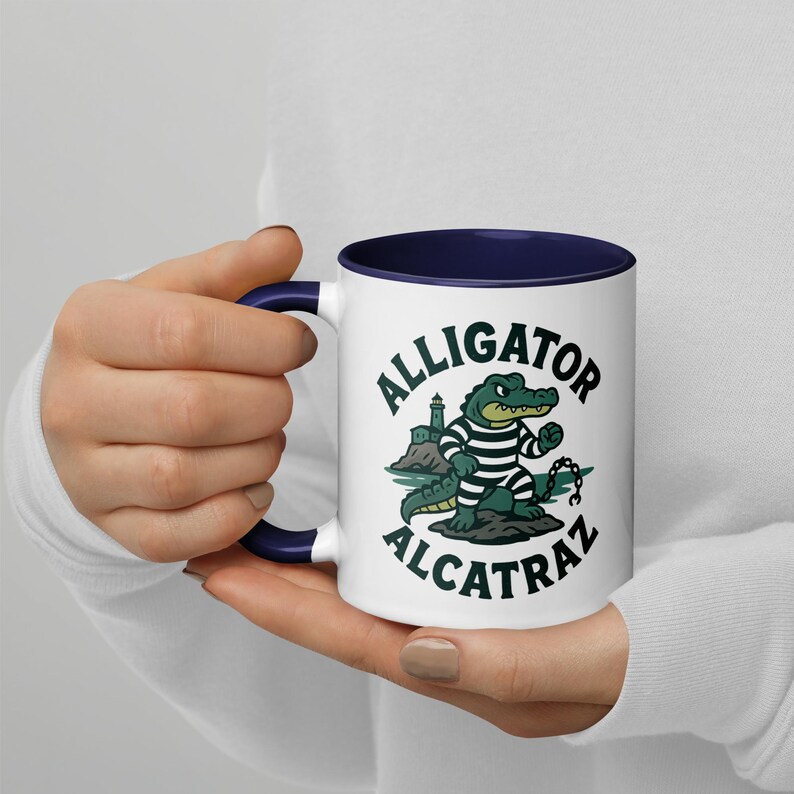 Alligator Alcatraz Ceramic Mug - Etsy
