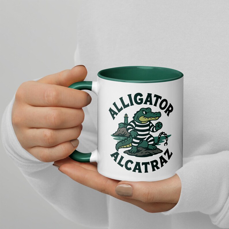 Alligator Alcatraz Ceramic Mug - Etsy