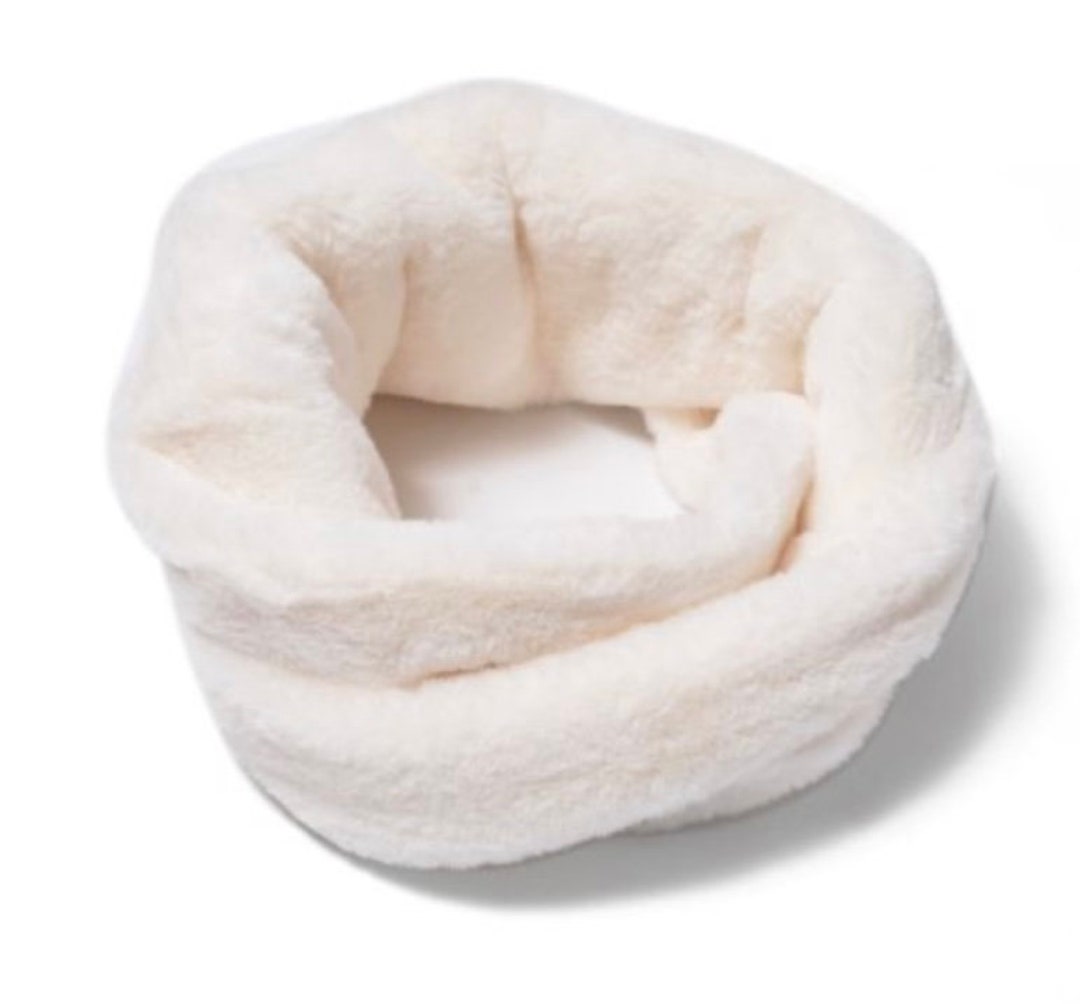 Faux Fur Snood Cream - Etsy