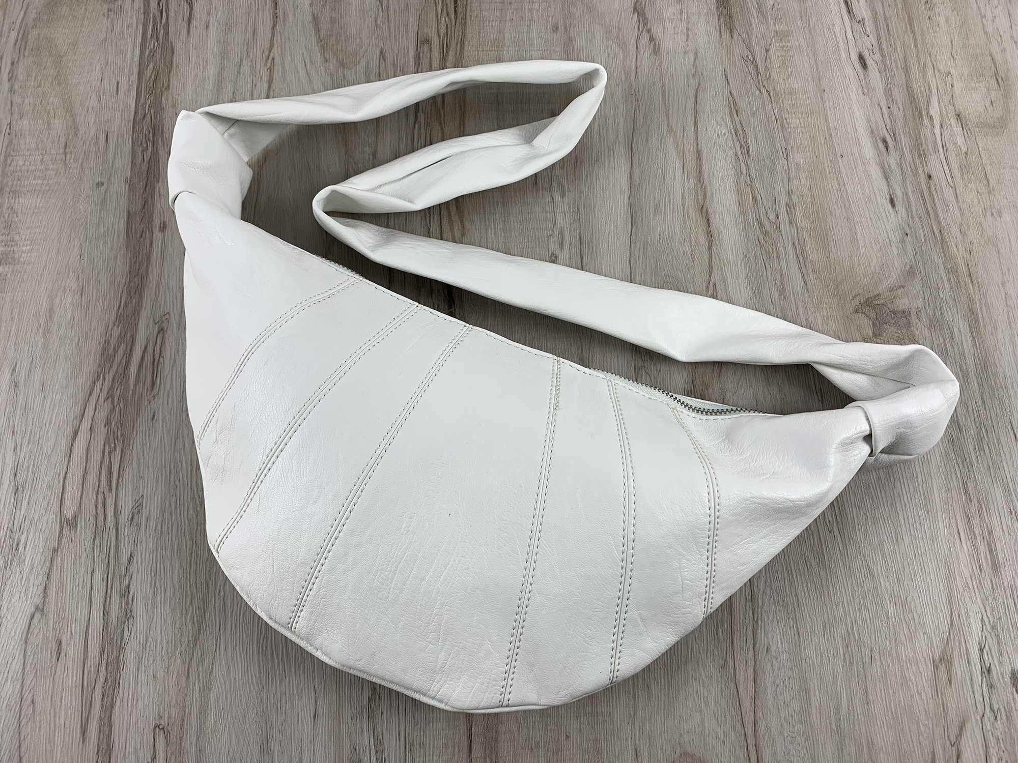 Vegan Leather Croissant Bag, Leather Moon Bag, Leather Sling Bag for ...