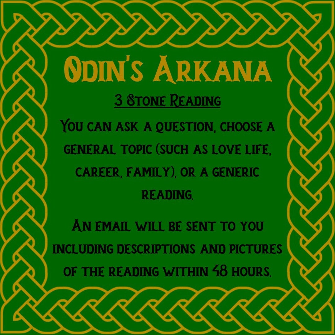 Basic Rune Reading 3 Rune Spread Past/present/future - Etsy