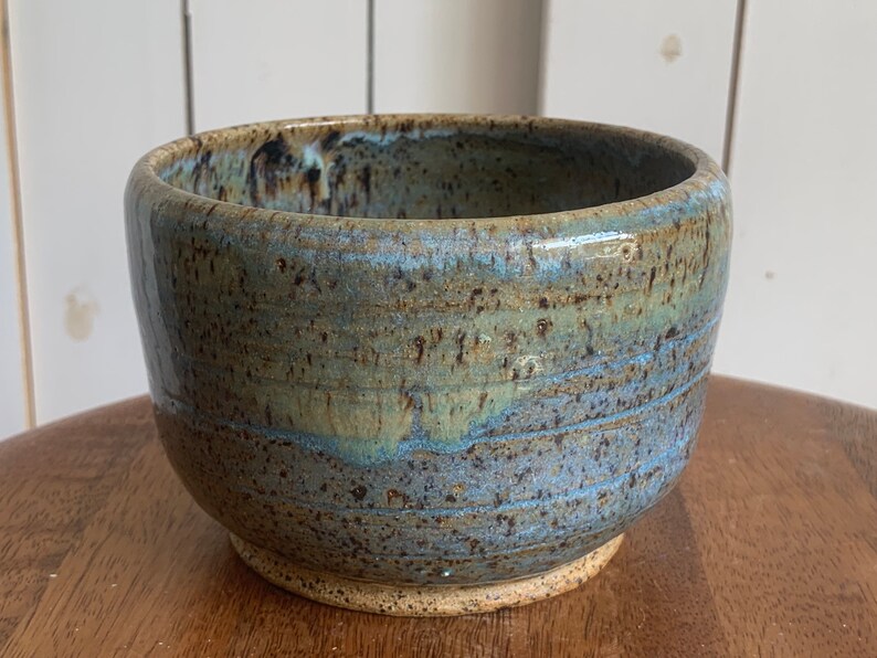 Abalone Opalescent Pottery Bowl - Etsy