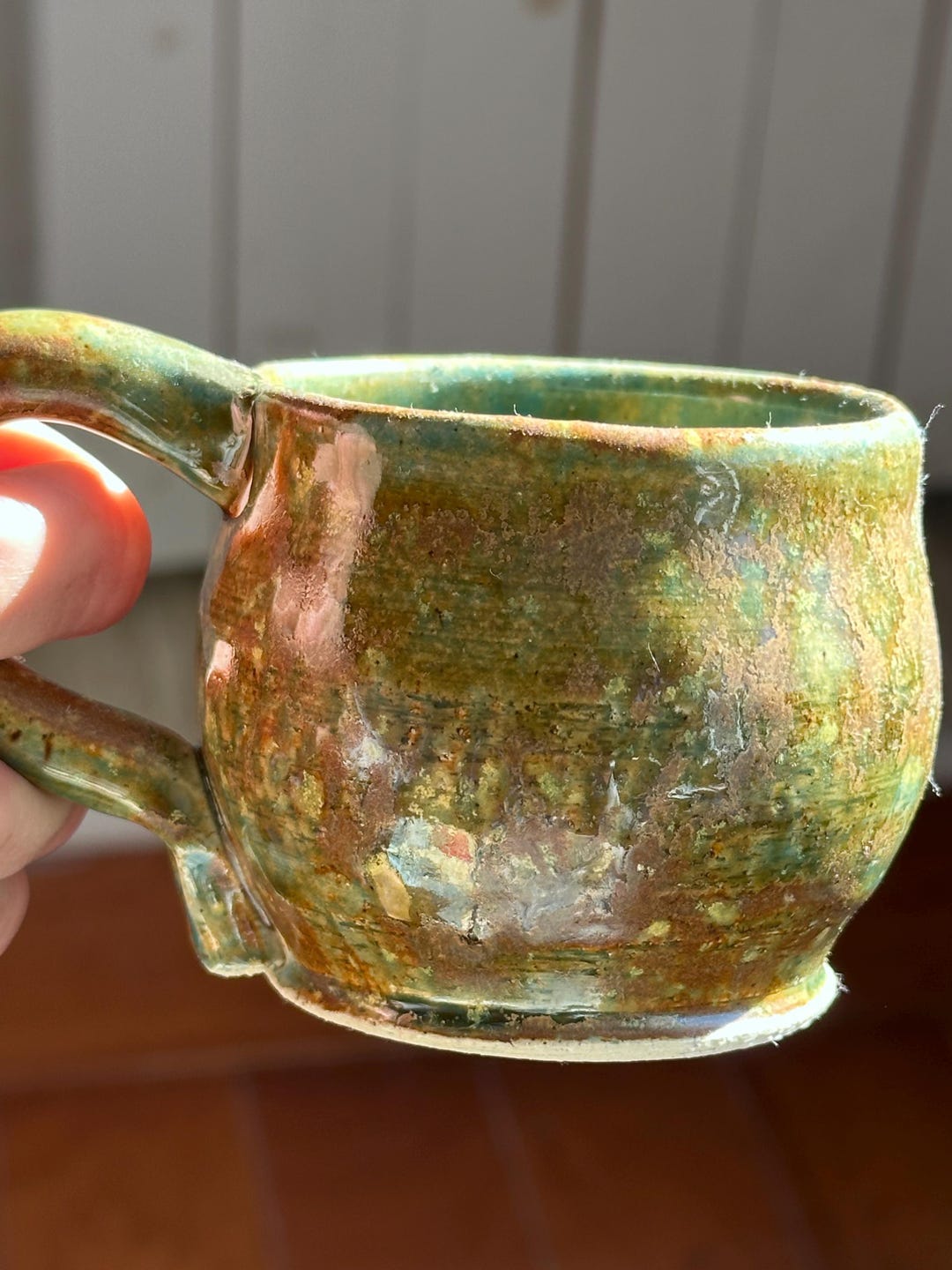 Earthy Ceramic Espresso Mugs - Etsy