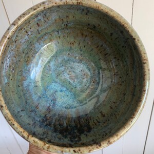 Abalone Opalescent Pottery Bowl - Etsy