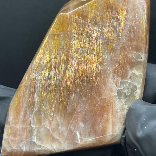 Rainbow Lattice Sunstone - Etsy