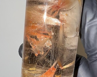 Pink Rutile on Stand - Etsy Canada