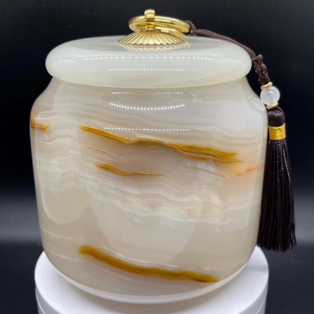 Afghanistan White Jade Tea Jar, White Jade Jar - Etsy