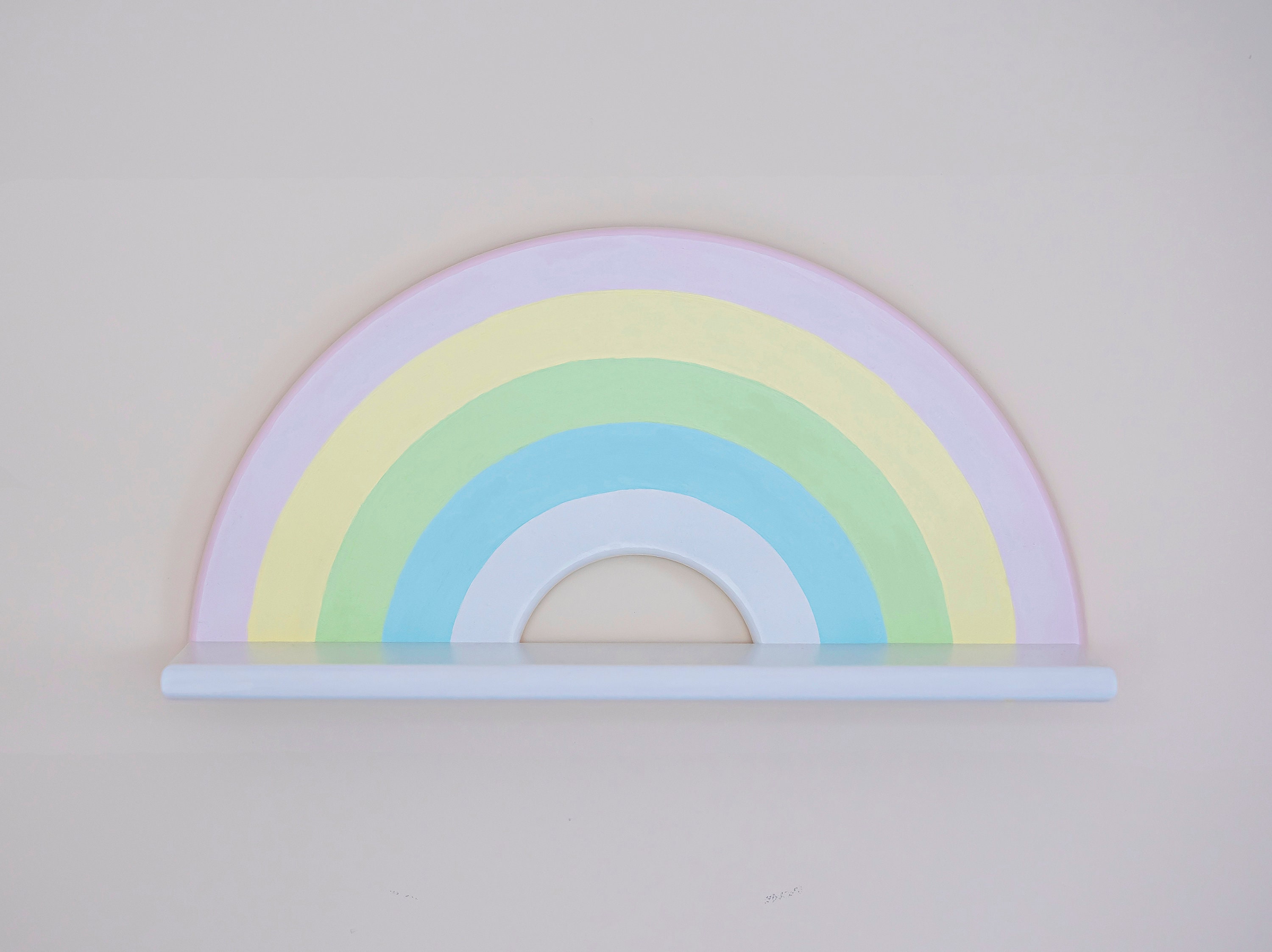 Rainbow Wall Shelf – Multicoloured – Children’s Room - Etsy