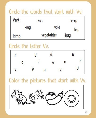 Digital Alphabet Workbook Kids - Etsy