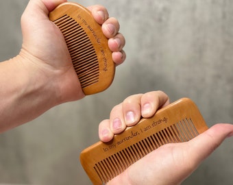 SECONDS Engraved Labor Comb Birth Comb - Etsy