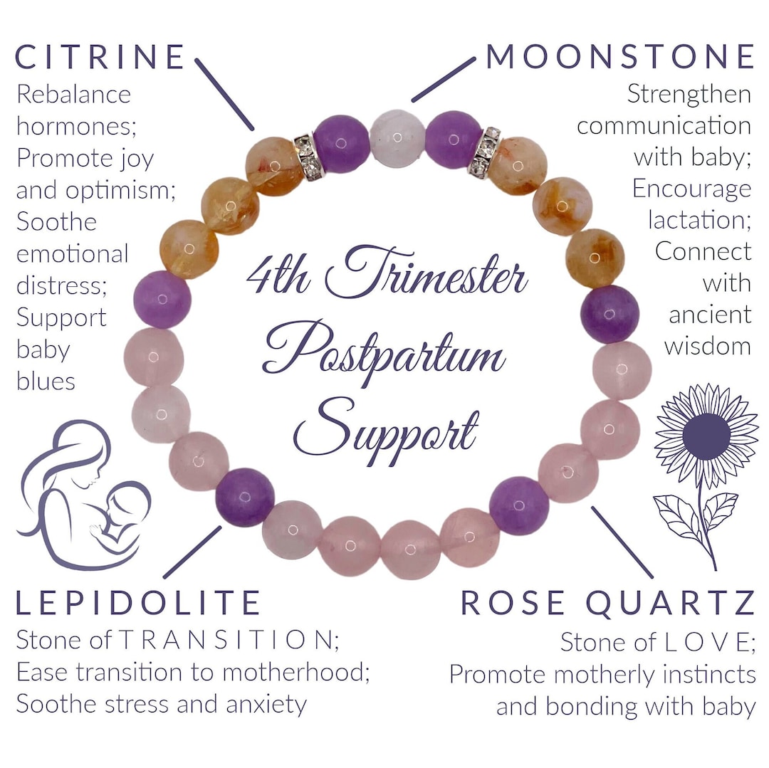 Postpartum Bracelet Baby Bonding Transition to Motherhood - Etsy