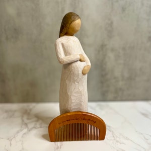 Engraved Labor Comb | Birthing Comb | Contraction Distraction | Pain ...