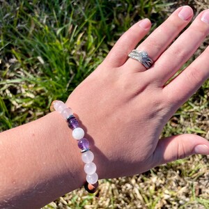 Pregnancy & Fertility Gemstone Bracelet: Unakite, Rose Quartz ...